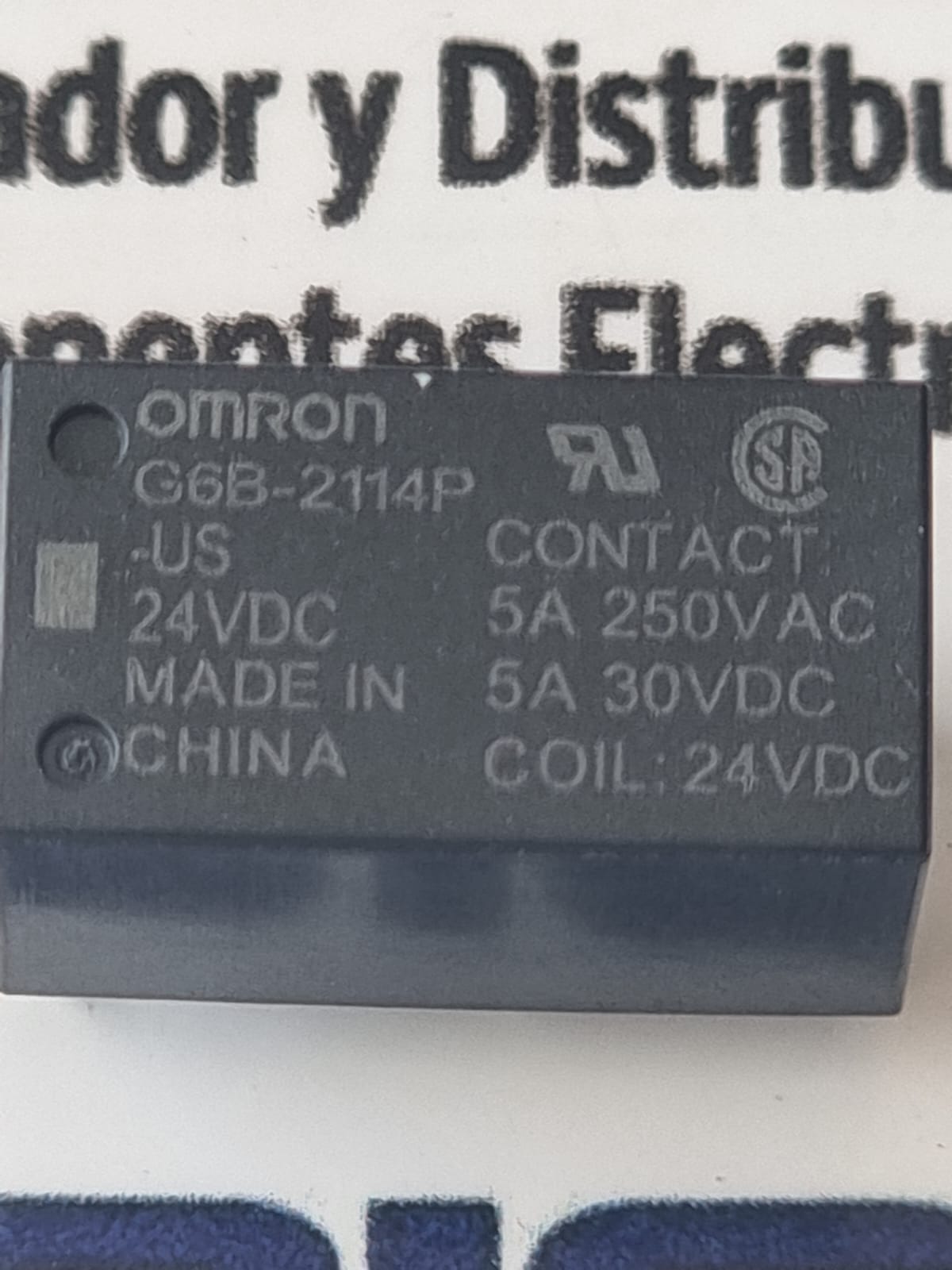 G6B-2114P 24VDC 6 PINES – JOISA ELECTRONICS